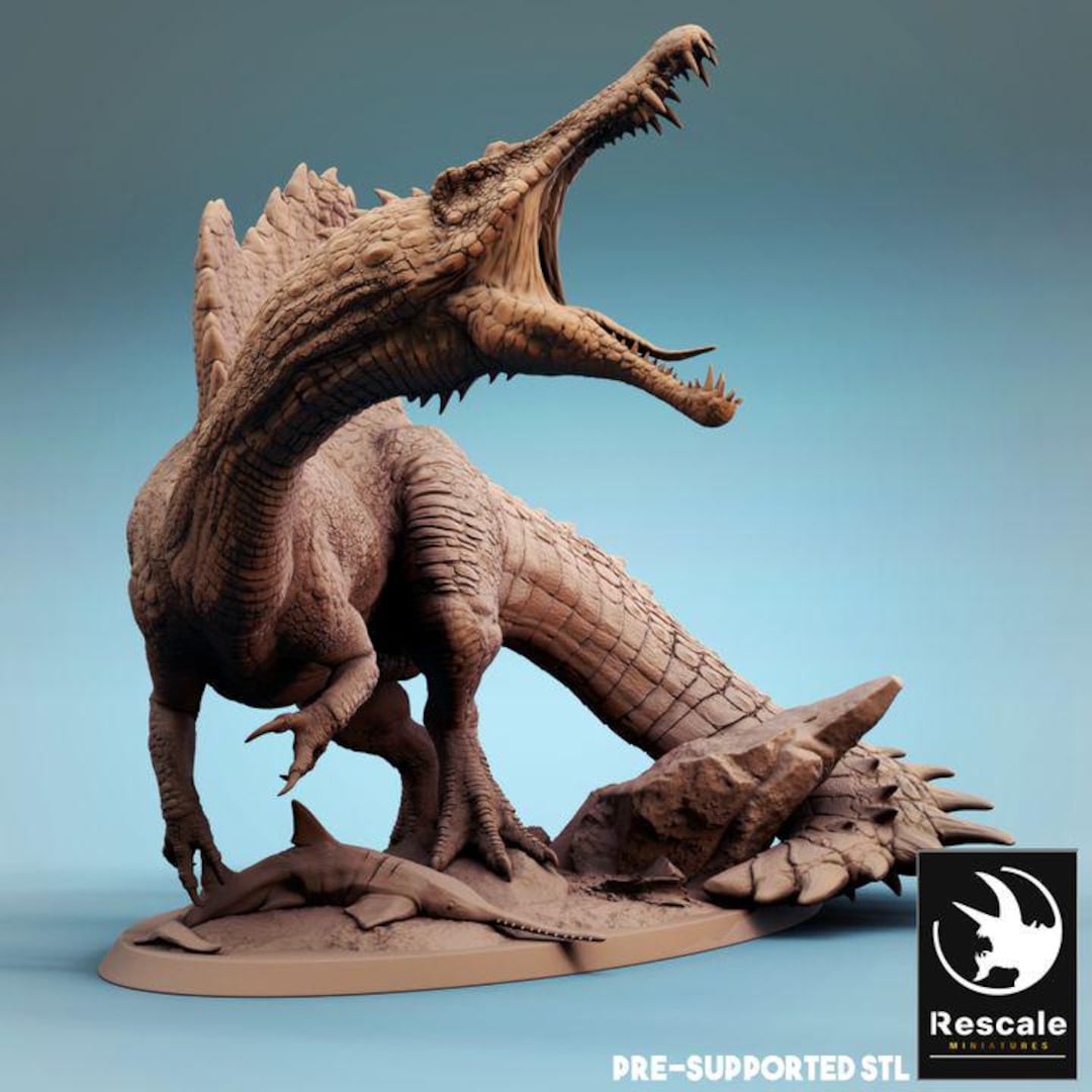 Spinosaurus Dinosaur Gargantuan Miniature (gargantuan) | Rescale ...