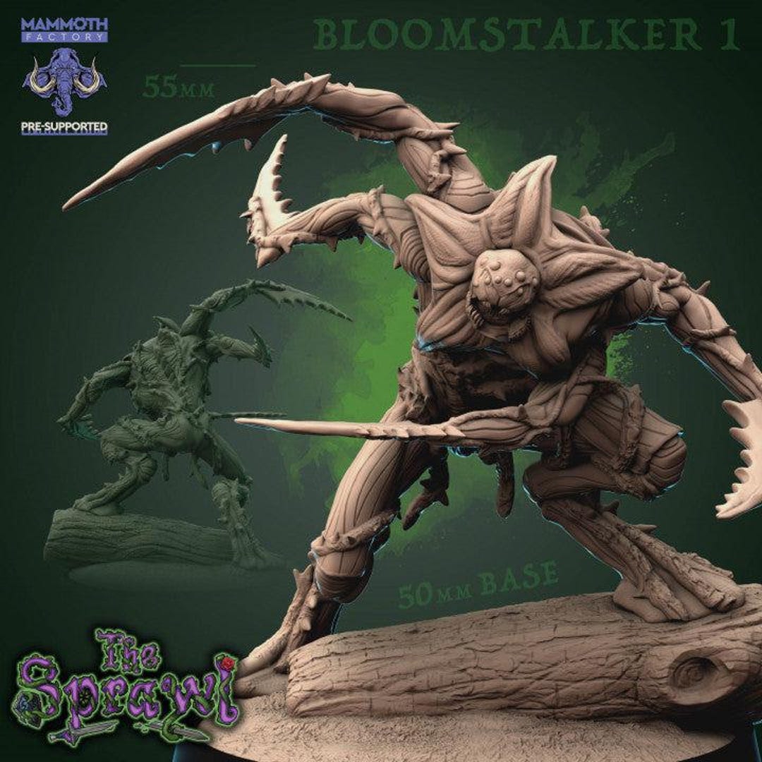 Bloom Stalker Plant Creature Lurking | Large | Mammoth Factory | D&D ...