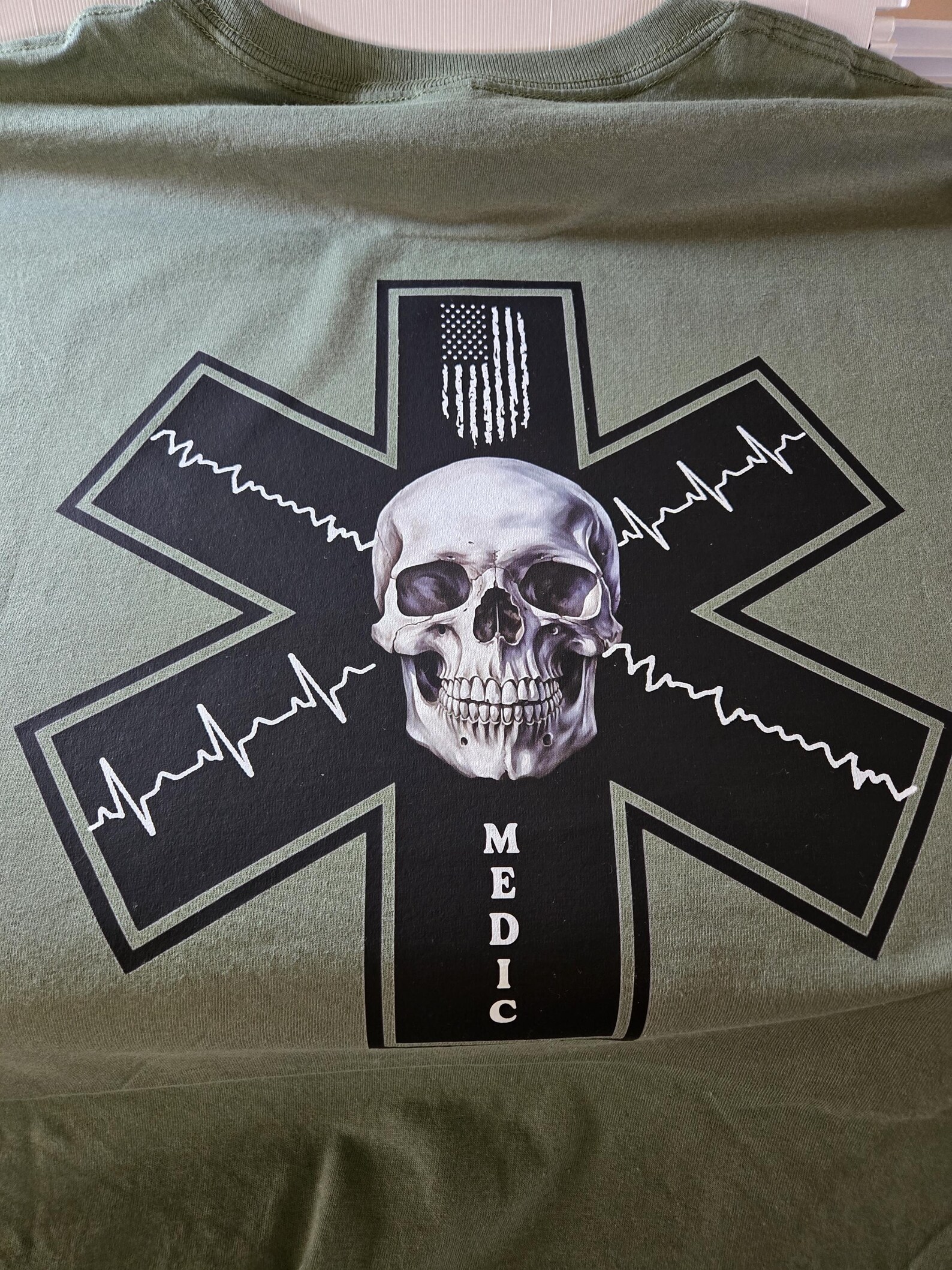 EMS Medic PNG SKULL Star of Life - Etsy