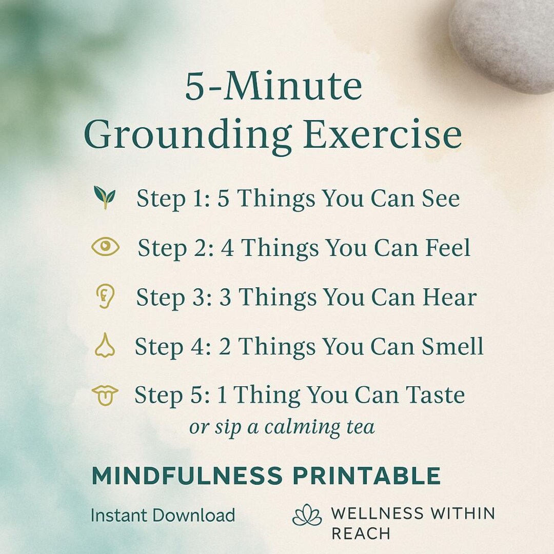 Stop Overthinking in 5 Minutes – Grounding Exercise for Anxiety Relief ...