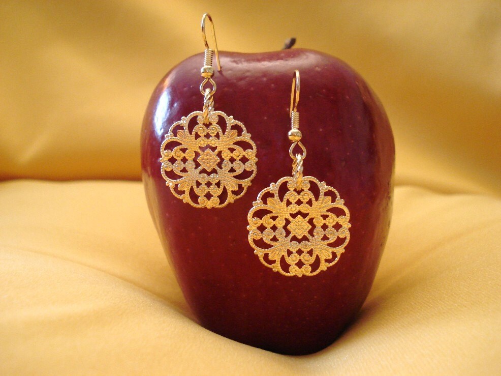 And the Oscar Goes to Gold Earrings (style #335) - Etsy