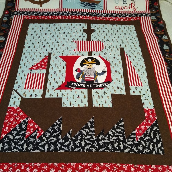 Pirate Quilt - Etsy