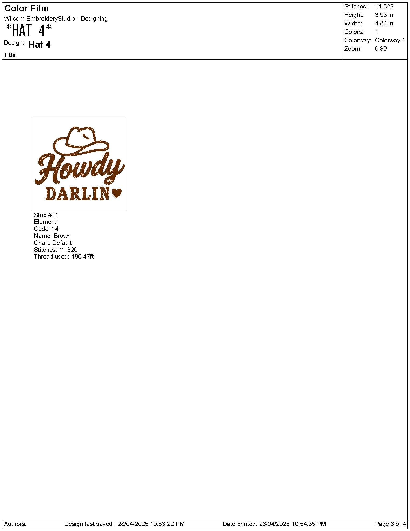 Howdy Darlin Country Embroidery Design, Western Embroidery Design ...