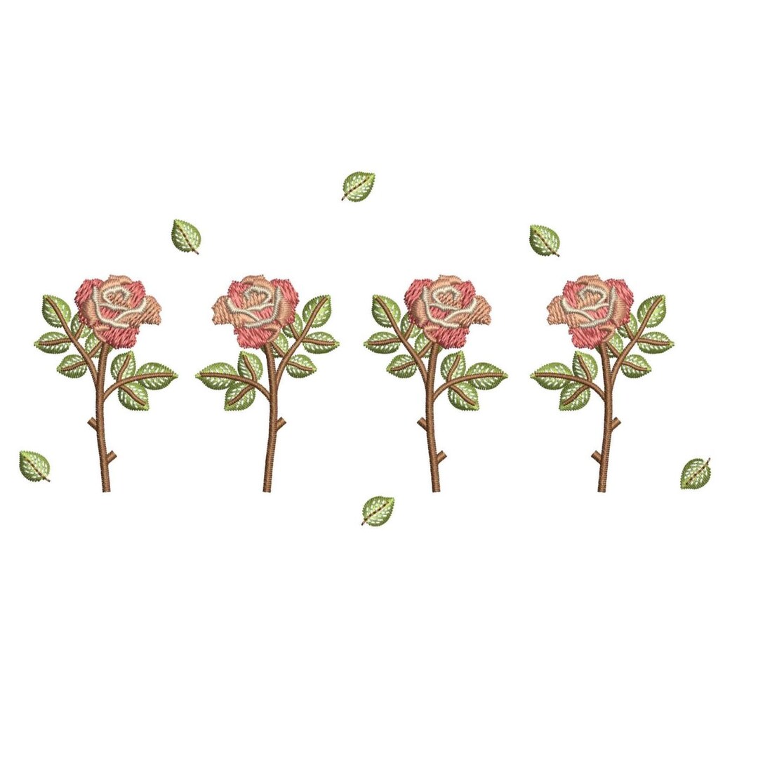 Valentines Rose Embroidery Designs, Floral Digital Download Pes Dst Jef ...