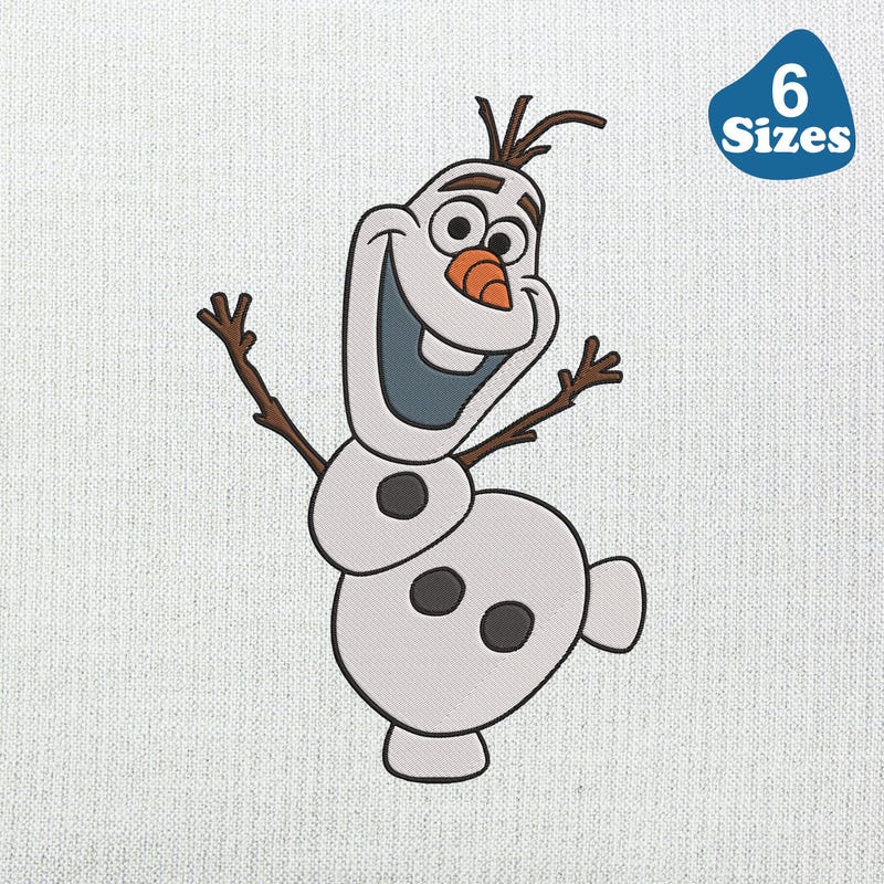 Embroidery Olaf 2 - Etsy