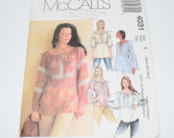 Uncut Mccall's M4664 Misses' Unlined Hooded Jacket, Tops, Pants in Two ...