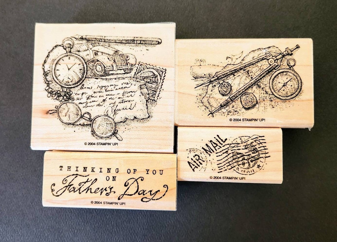 Thinking of Father, Stampin up Wood Mounted Rubber Stamp Father's Day ...