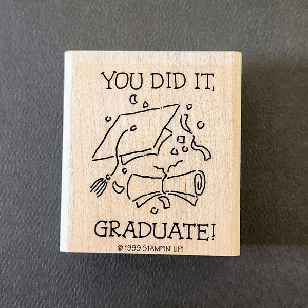 Graduation Stamp - Etsy