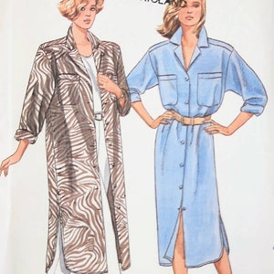 80's Uncut Butterick 5583, Misses Dress & Pants, Very Loose-fitting ...