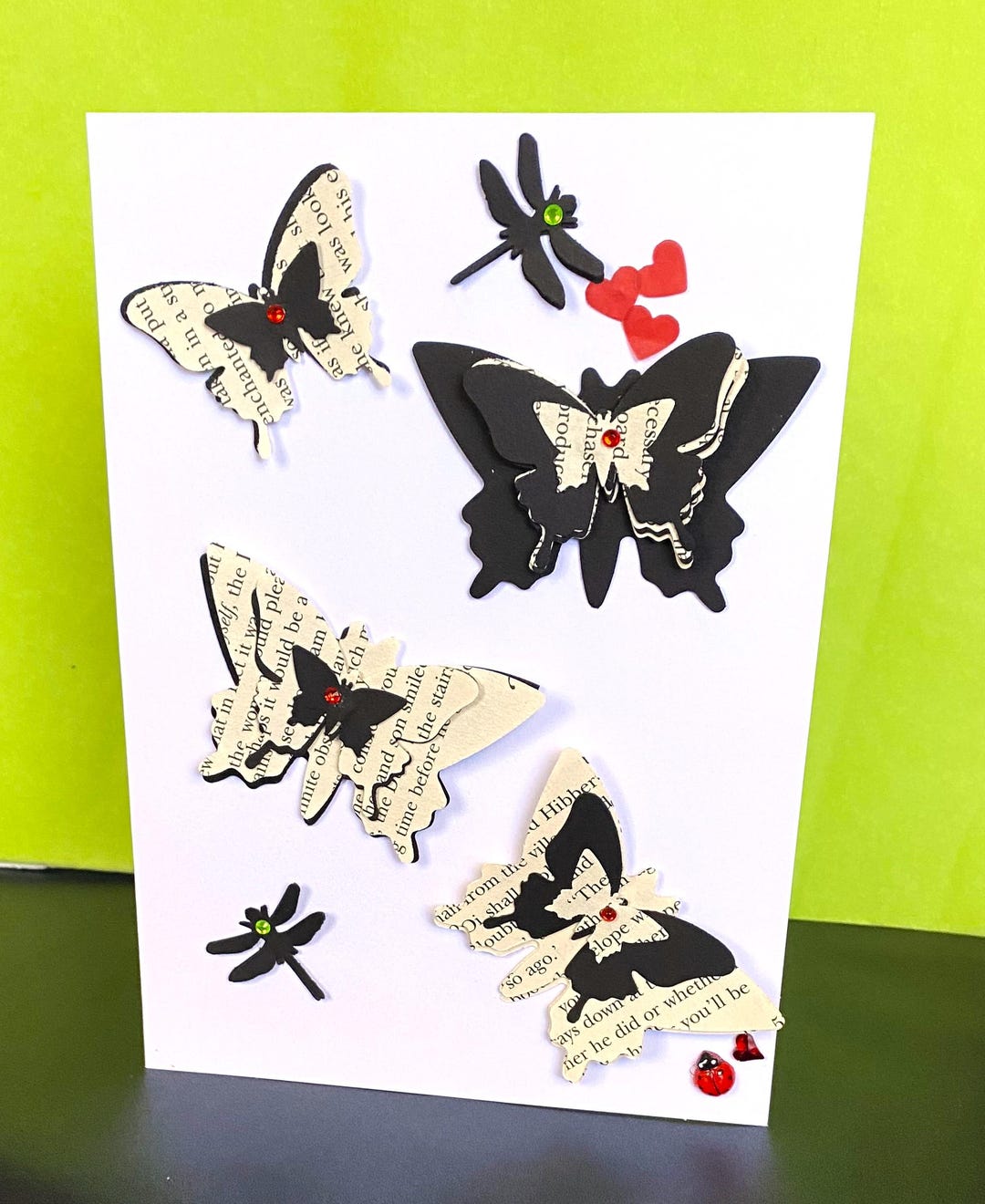 Butterflies - Blank Greeting/note Card - Etsy