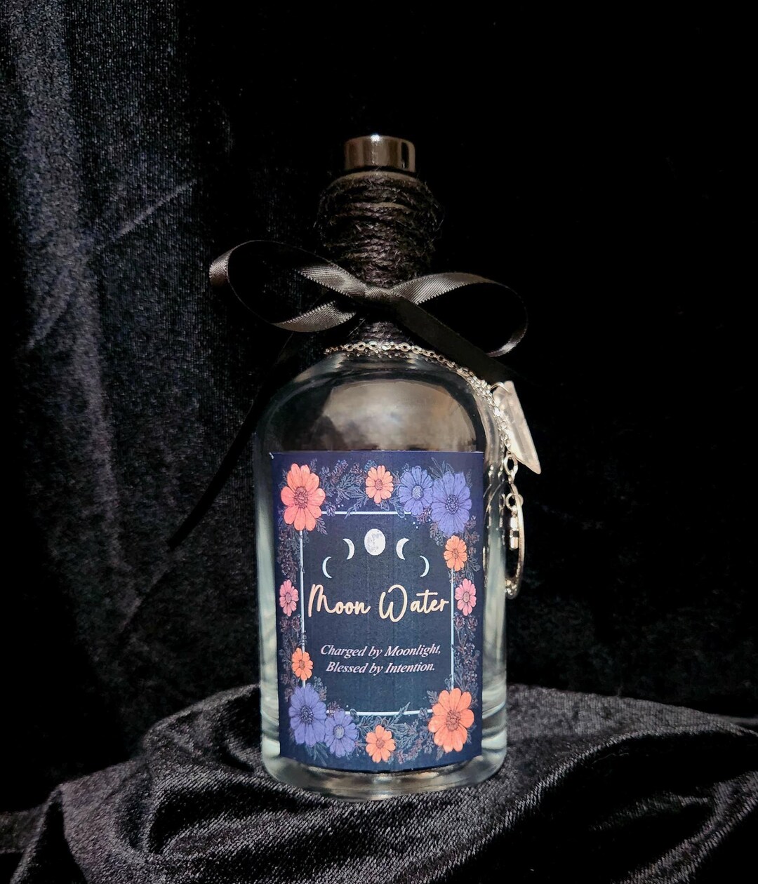 Moon Water Bottle for Rituals and Manifestation – Empty Glass Bottle ...