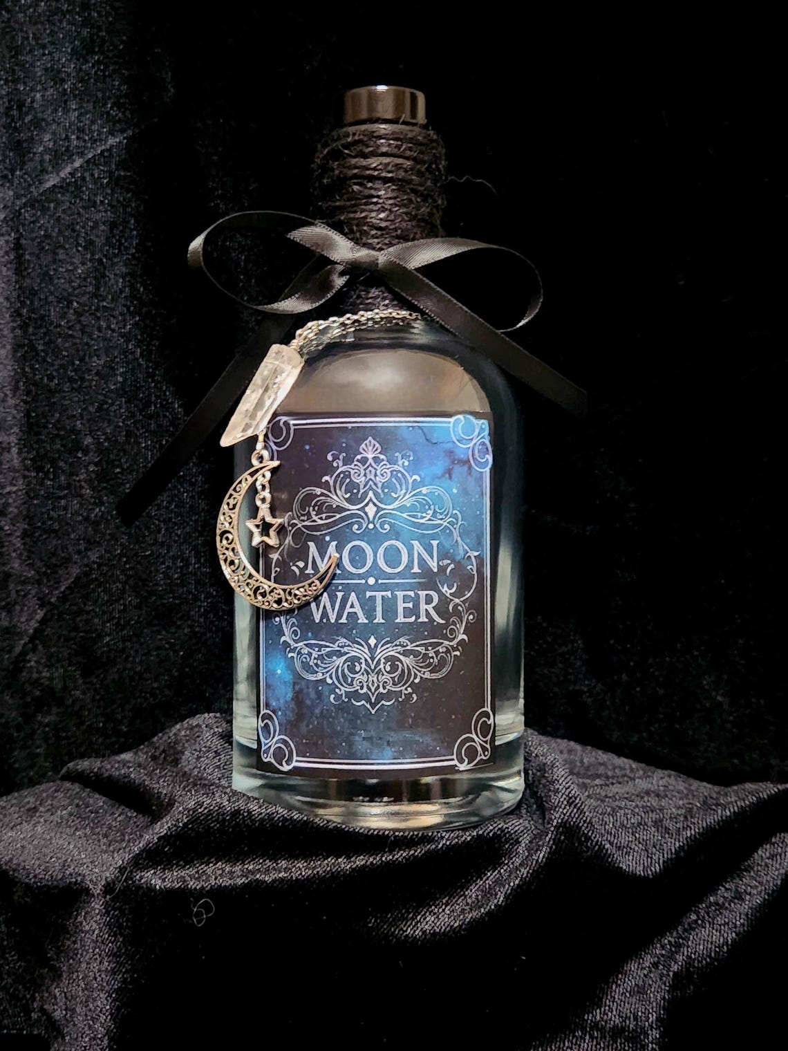 Moon Water Bottle for Rituals and Manifestation – Empty Glass Bottle ...