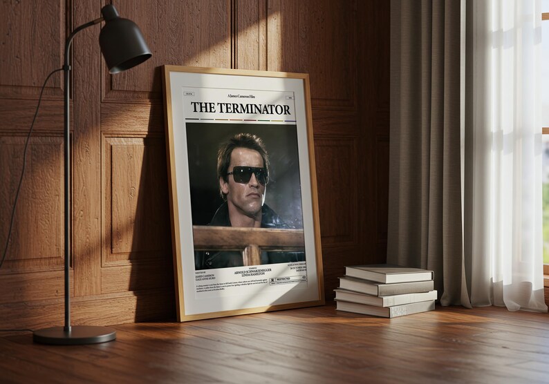 The Terminator Poster, Arnold Schwarzenegger Poster, James Cameron Film ...