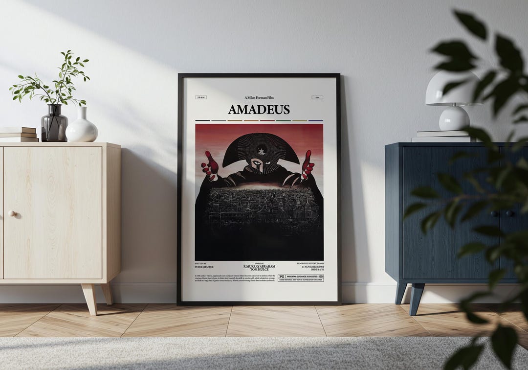 Amadeus Poster, Milos Forman Film Amadeus Print, F. Murray Abraham ...