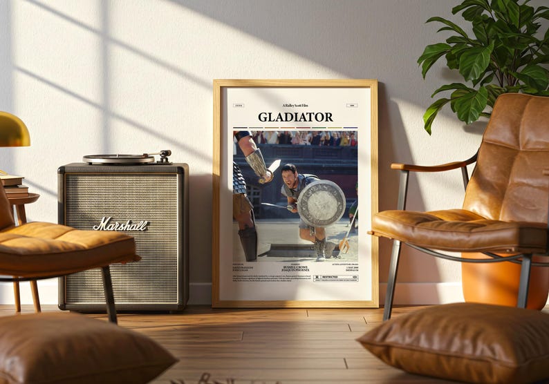 Gladiator Poster, Russell Crowe Poster, Ridley Scott Film Gladiator ...
