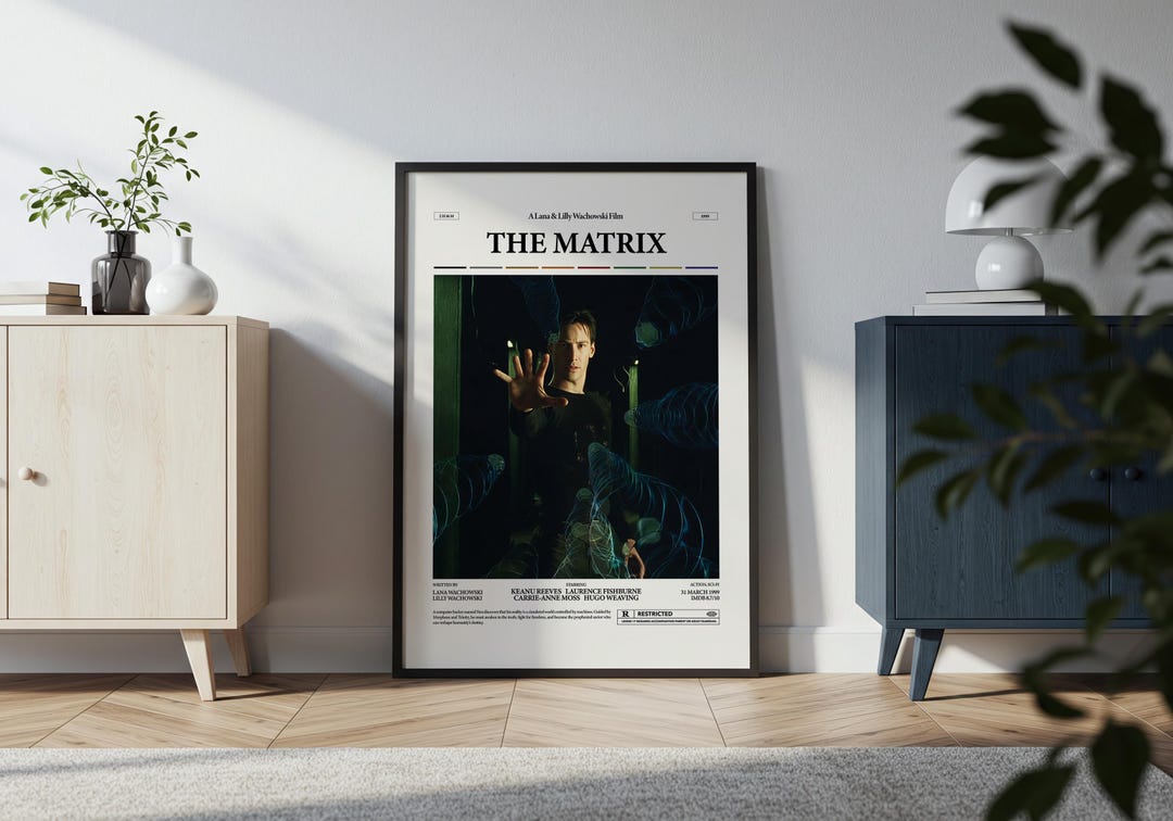The Matrix Poster, Keanu Reeves Poster, the Wachowskis Film Matrix ...