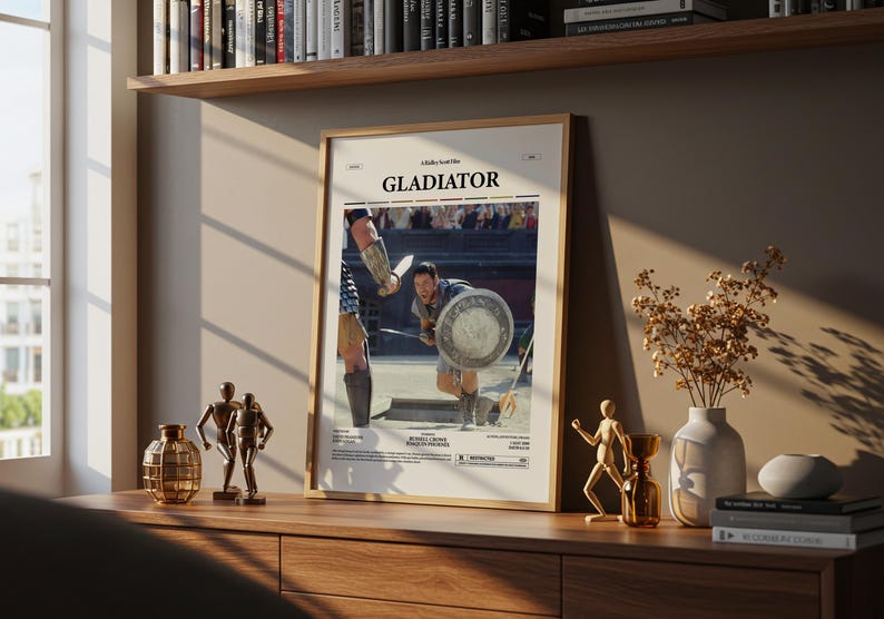 Gladiator Poster, Russell Crowe Poster, Ridley Scott Film Gladiator ...