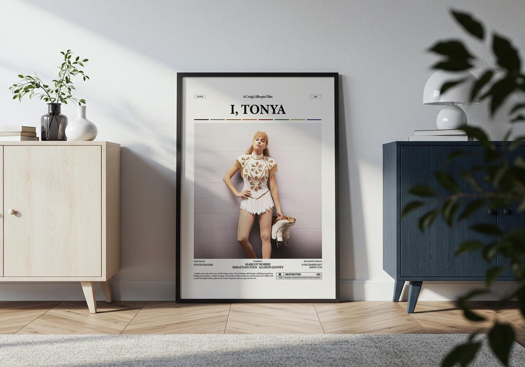 I, Tonya Poster, Margot Robbie Poster, Tonya Harding Film Print, Retro ...