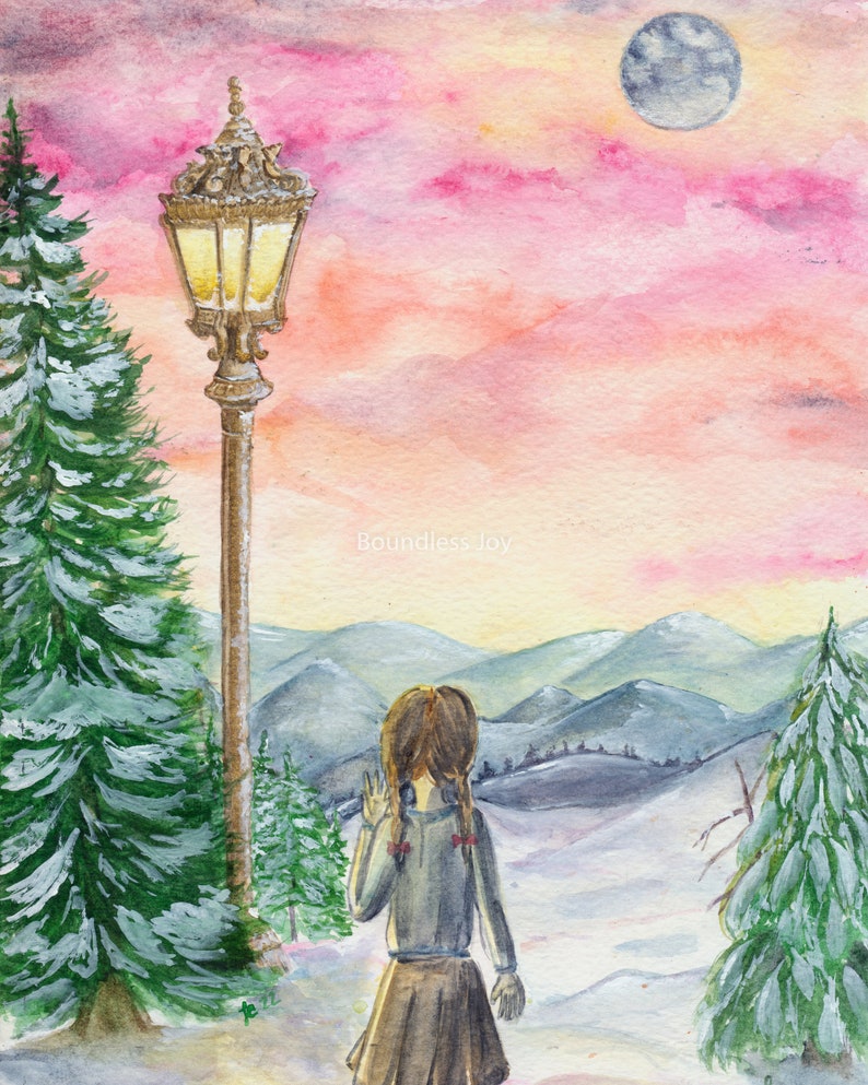 Chronicles of Narnia Art Print - Narnia Nursery Art, C.S. Lewis Wall ...