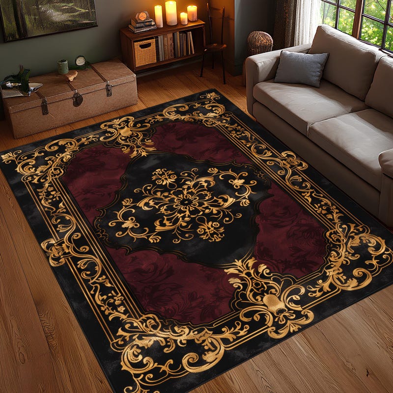 Victorian Rug 8x10 - Etsy