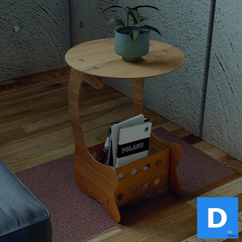 CNC Cut Furniture Design Table Plan - DXF File Included, Custom ...