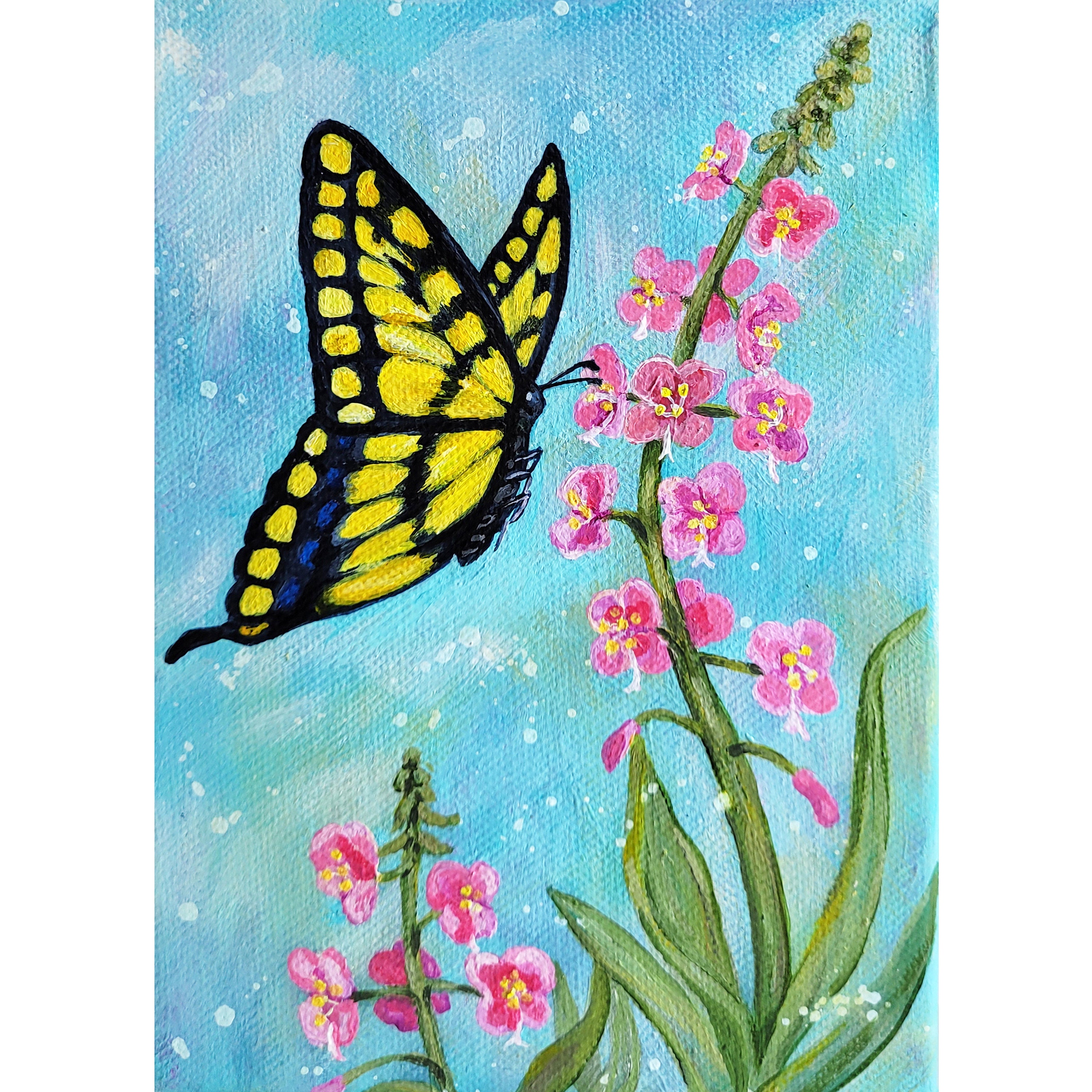 Butterfly Acrylic Original Painting - Etsy