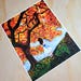 Autumn Tree Little Girl Art Print - Etsy