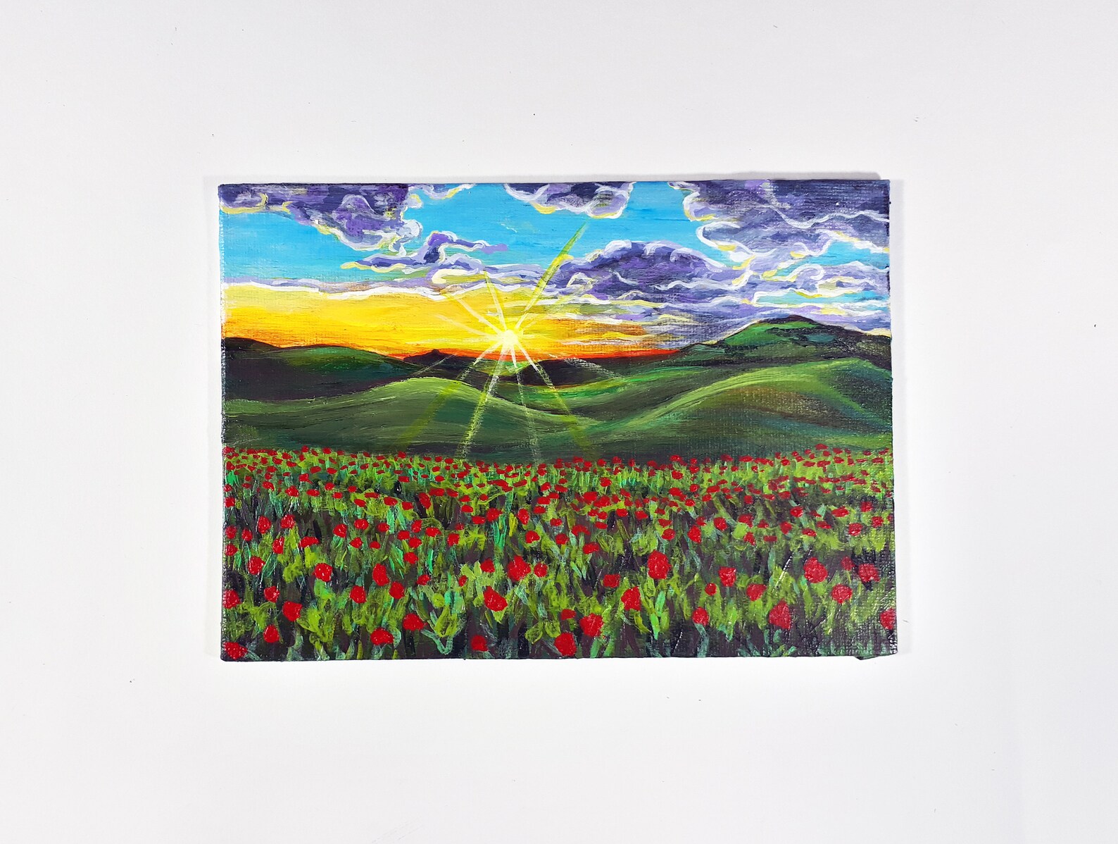 Spring Landscape Acrylic Painting Study 15 - Etsy Canada