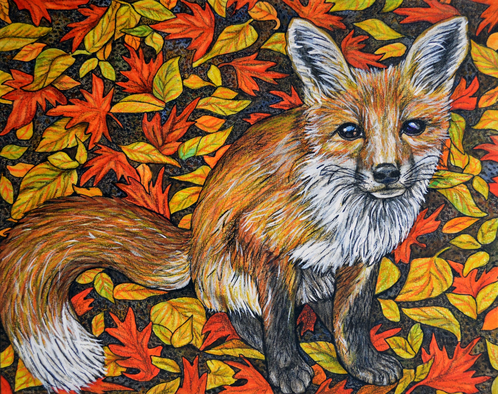 Autumn Fox Fine Art Print Giclee - Etsy Canada