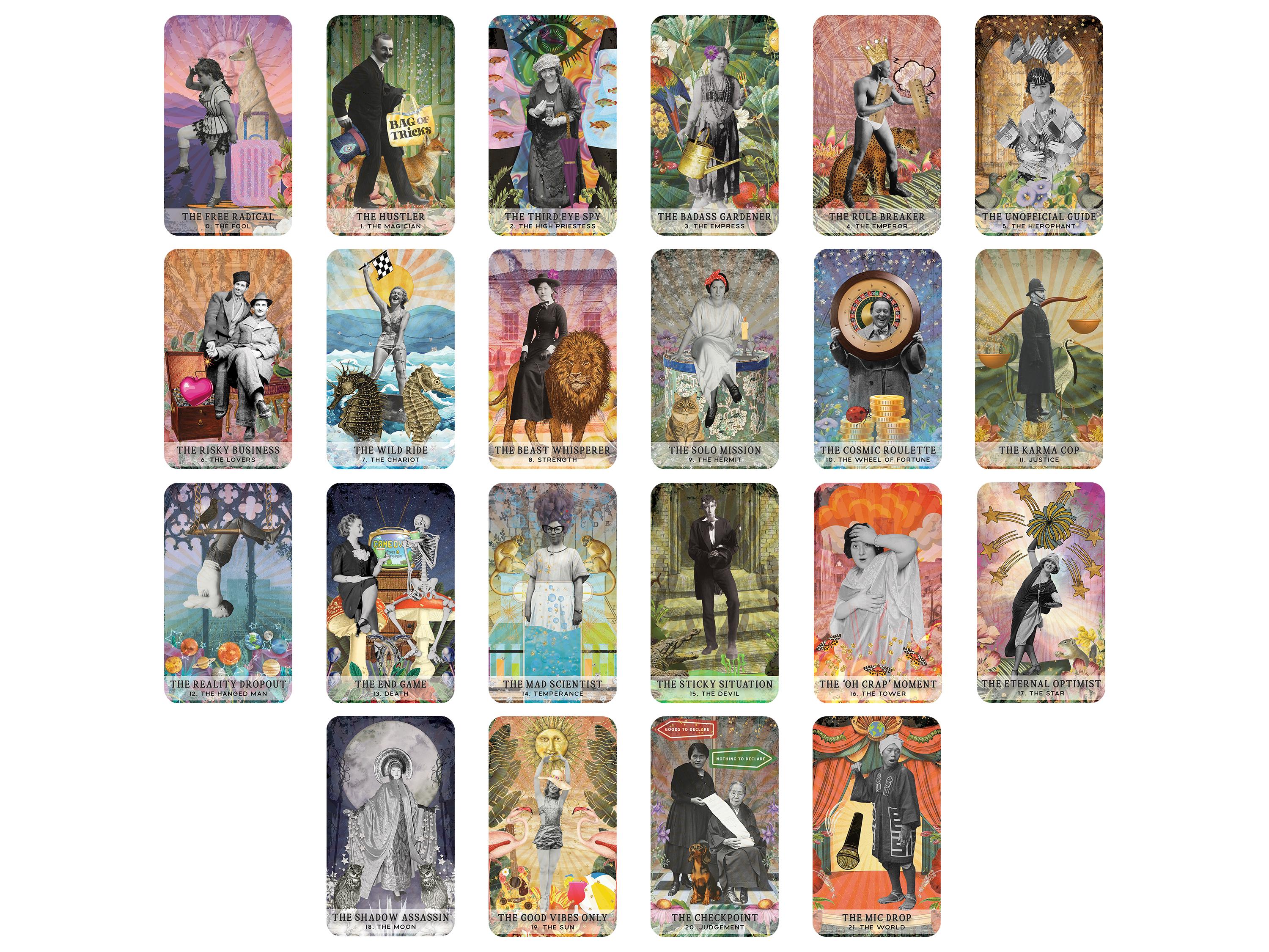 Quiet Rebel Tarot & Oracle Card Decks: Vintage Collage, Indie Deck ...