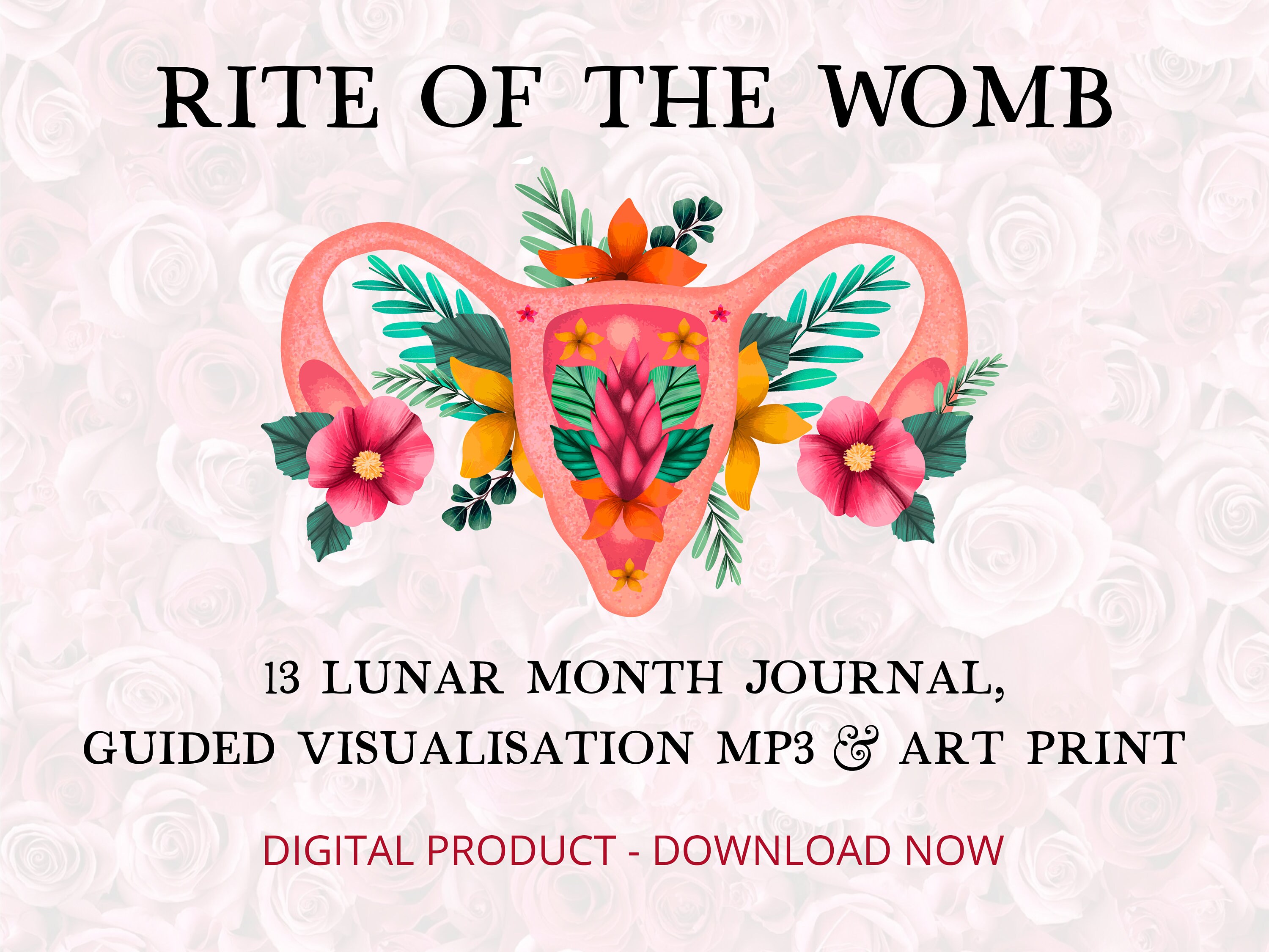 Rite of the Womb Digital Journal, Womb Blessings MP3 & Printable Art - Etsy