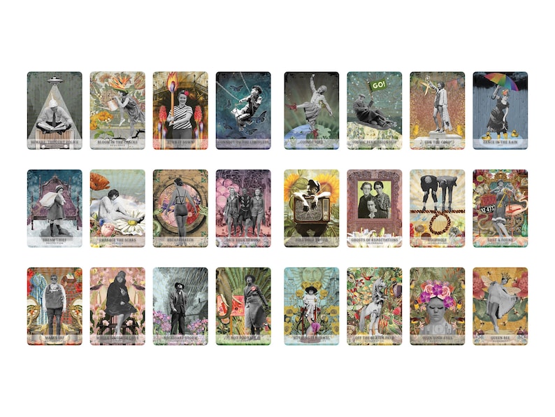 Quiet Rebel Tarot & Oracle Card Decks: Vintage Collage, Indie Deck ...