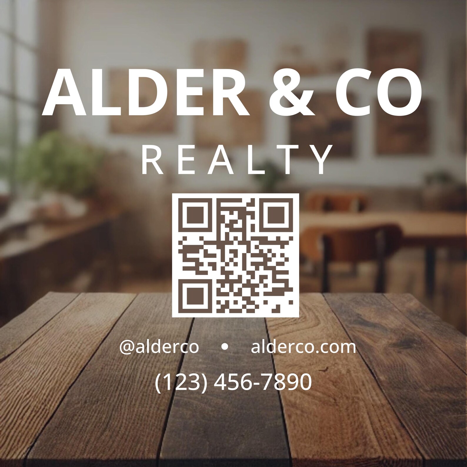 Custom QR Code Business Decal – Storefront Window Sign With Logo ...