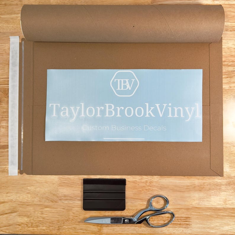 Custom Business Logo Decal - Storefront Window Sign - Etsy