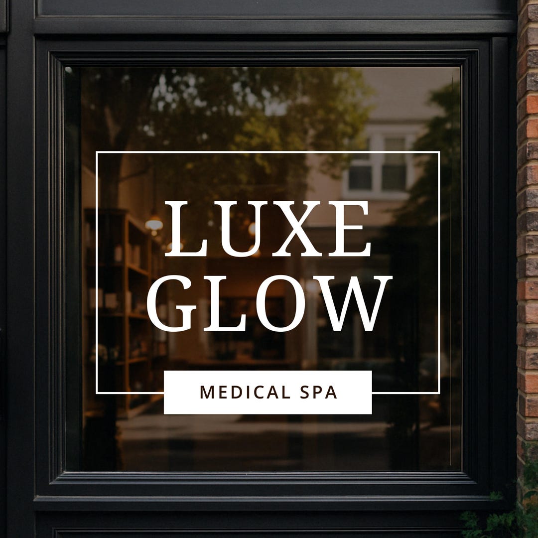 Custom Business Logo Decal – Storefront Window Sign - Etsy