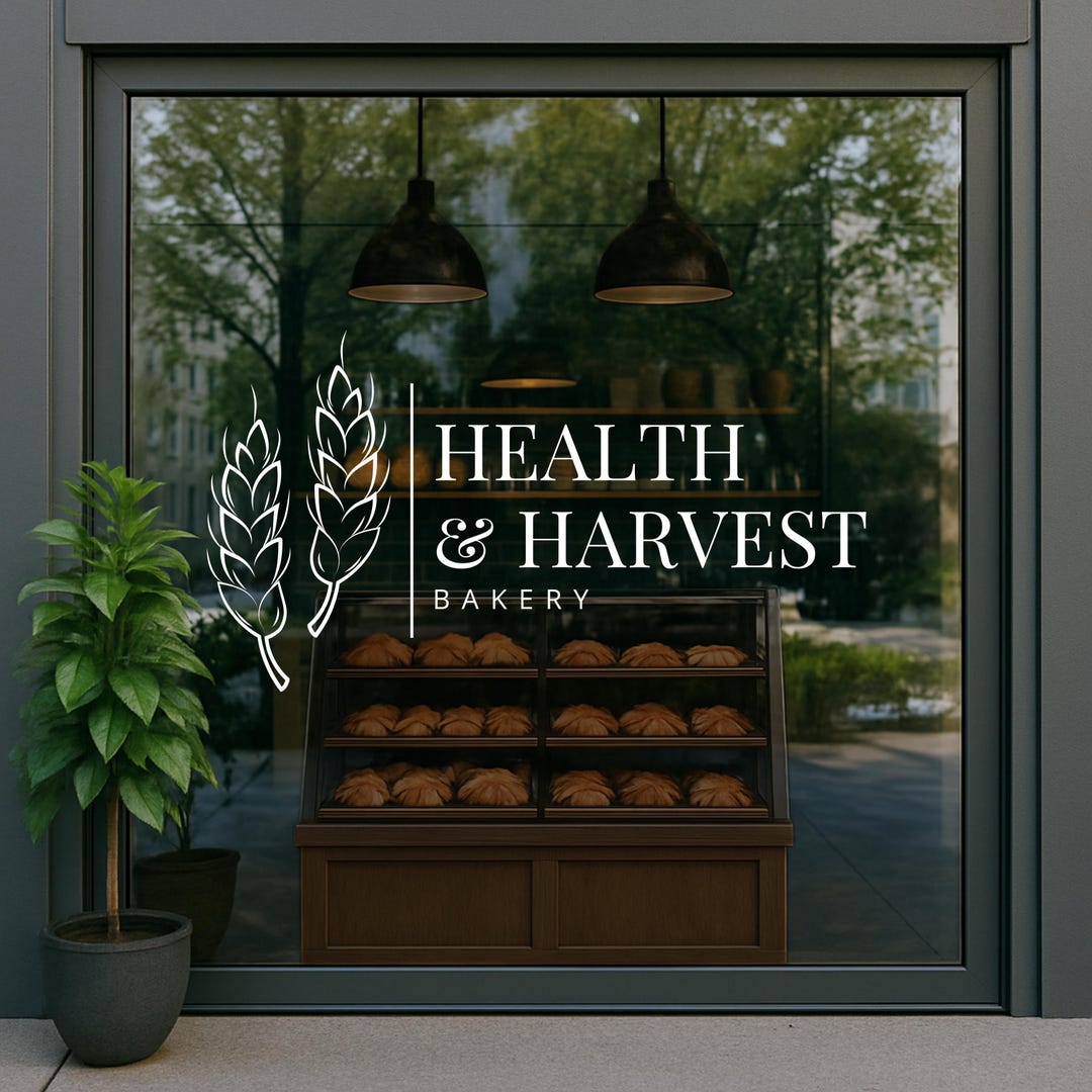 Custom Business Logo Decal – Storefront Window Sign - Etsy