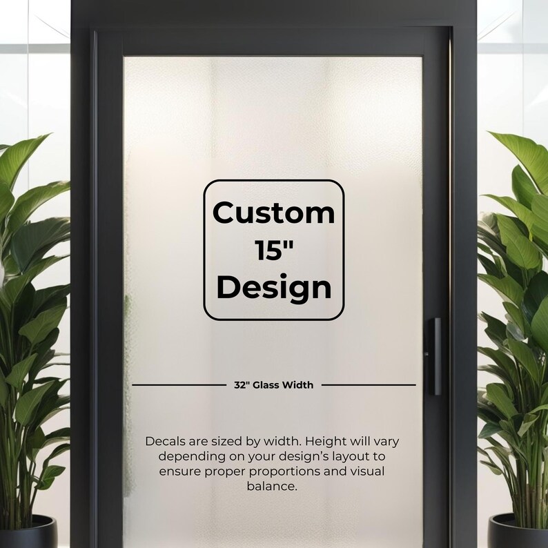 Custom Business Logo Decal - Storefront Window Sign - Etsy