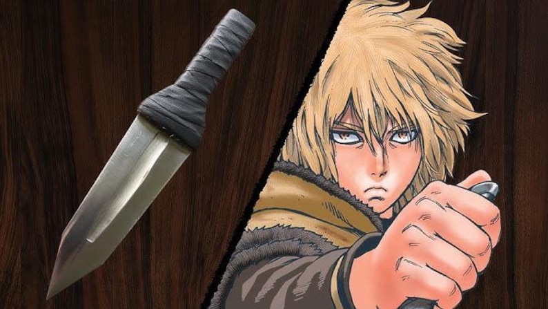 Thorfinn Dagger – Vinland Saga Cosplay Prop | 3D Printed Anime Weapon ...