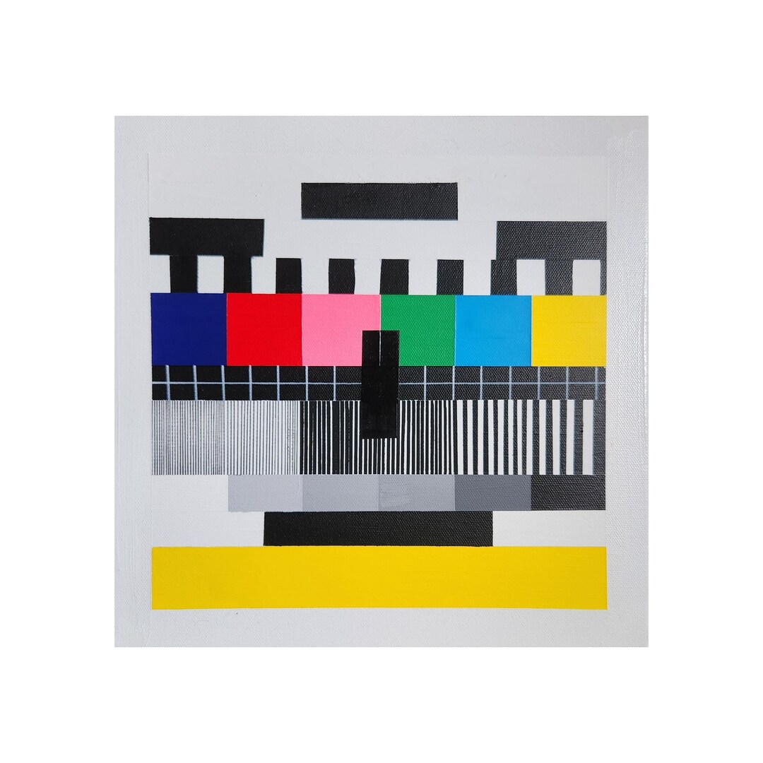 Test Pattern Poster Print - Etsy