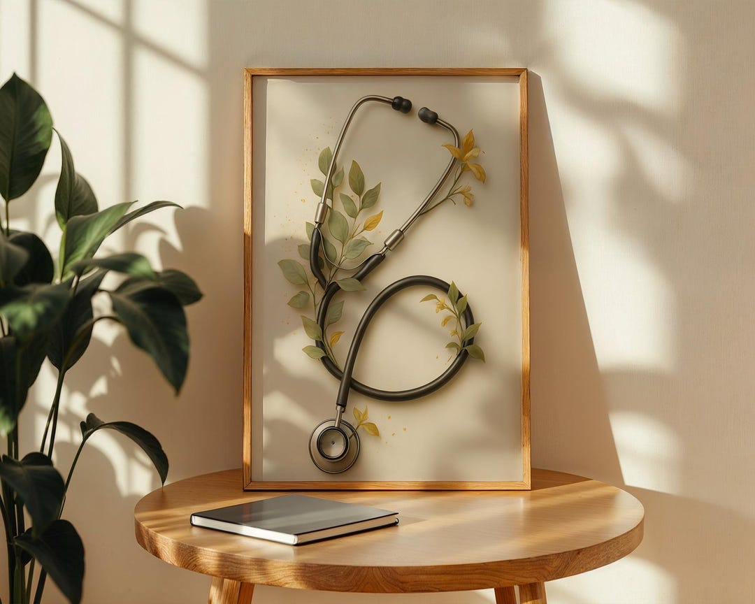 Nurse Office Decor Digital Download Printable Floral Wall Art ...