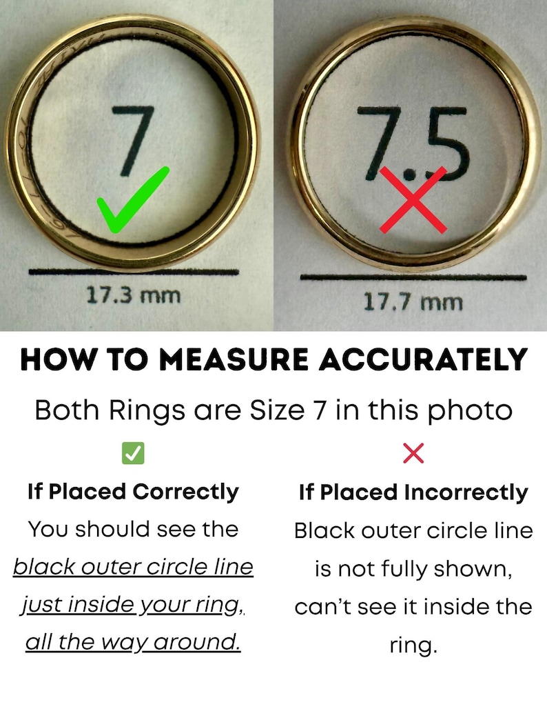Printable Ring Size Chart, Ring Sizer Tool, Find Your Ring Size, Diamond Ring Size Tool ...