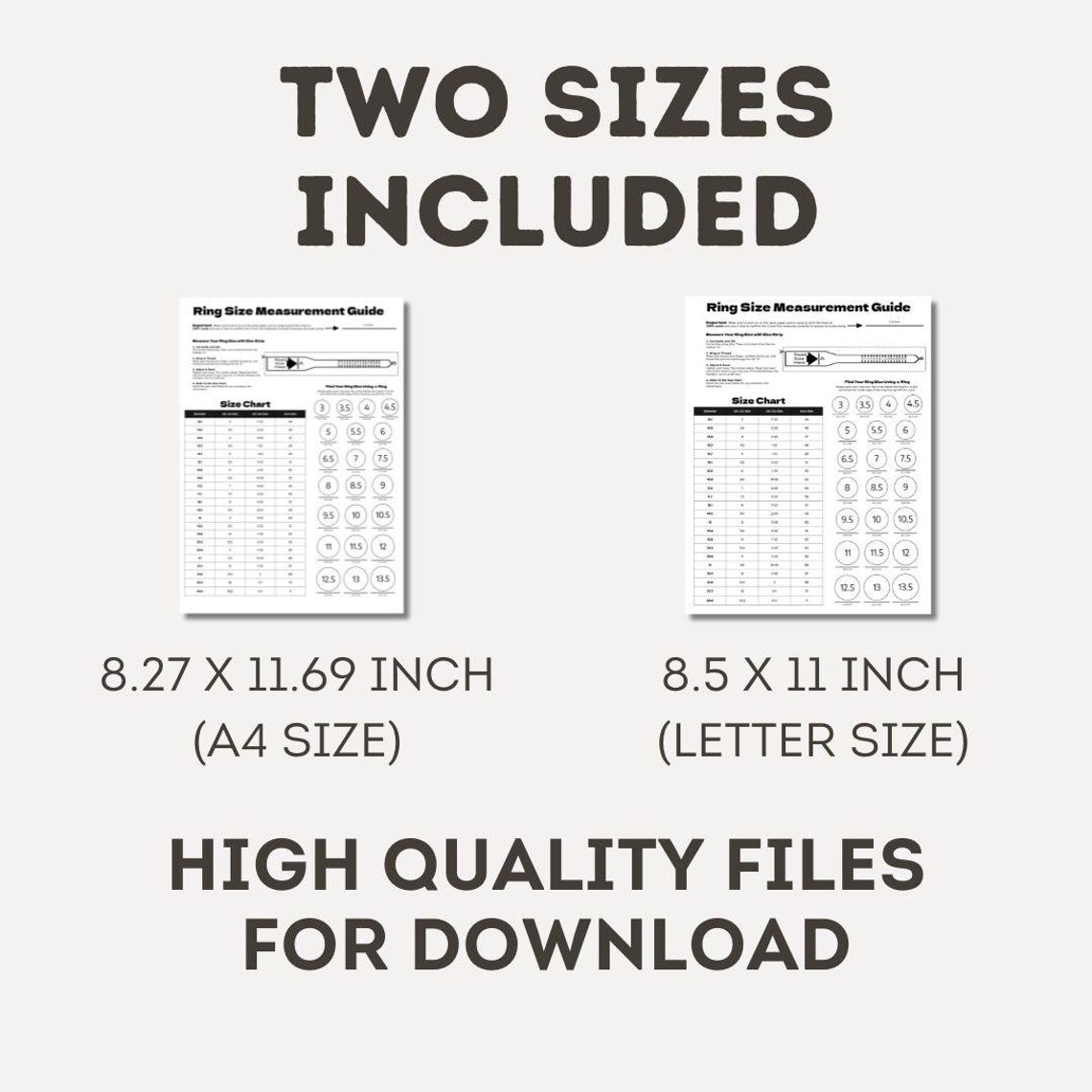 Printable Ring Size Chart, Ring Sizer Tool, Find Your Ring Size ...