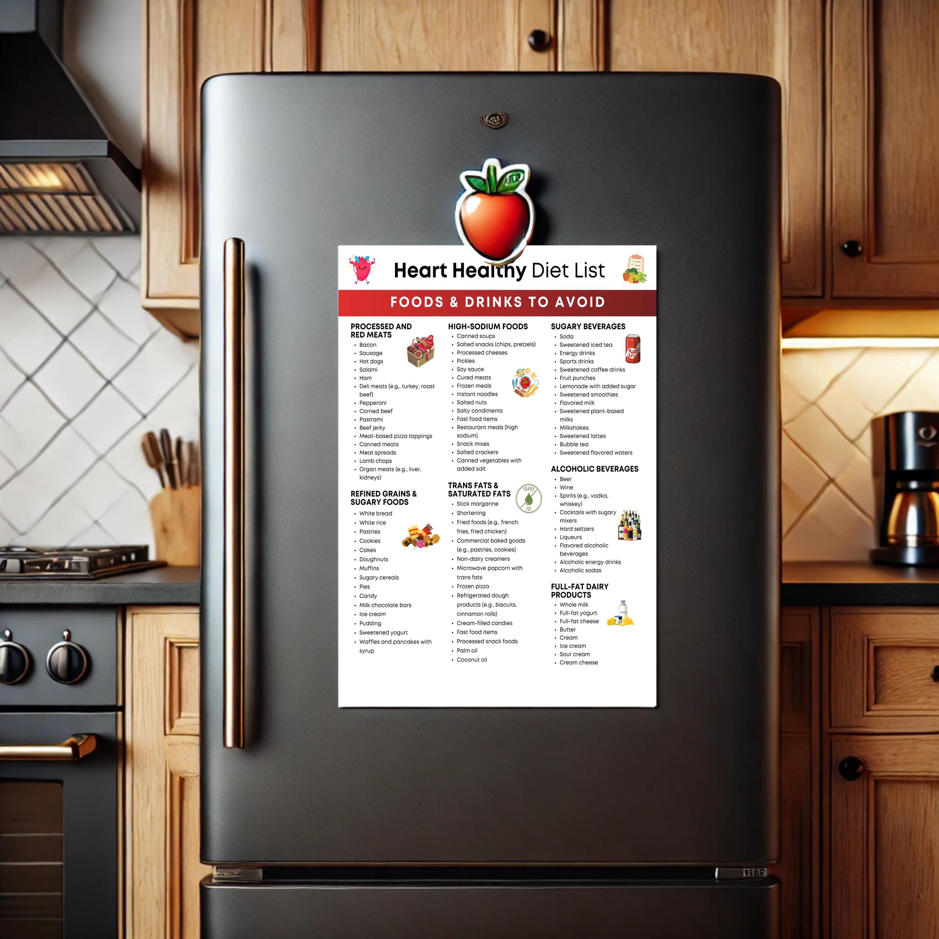 Heart Healthy Diet Food List, DASH Diet Food List, Healthy Diet Guide ...