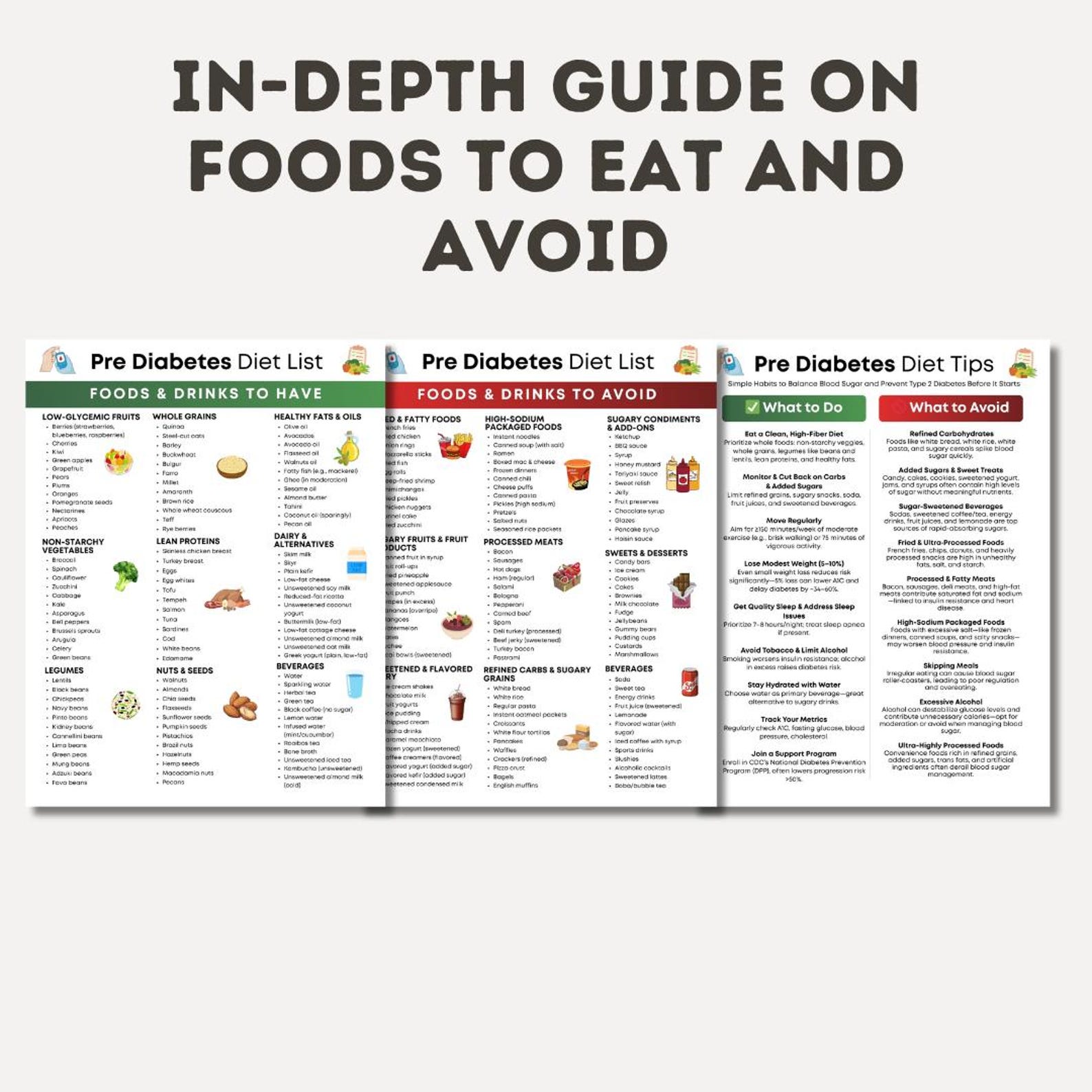 Pre Diabetes Food List, Pre Diabetic Diet Food Chart, Pre Diabetes Diet ...