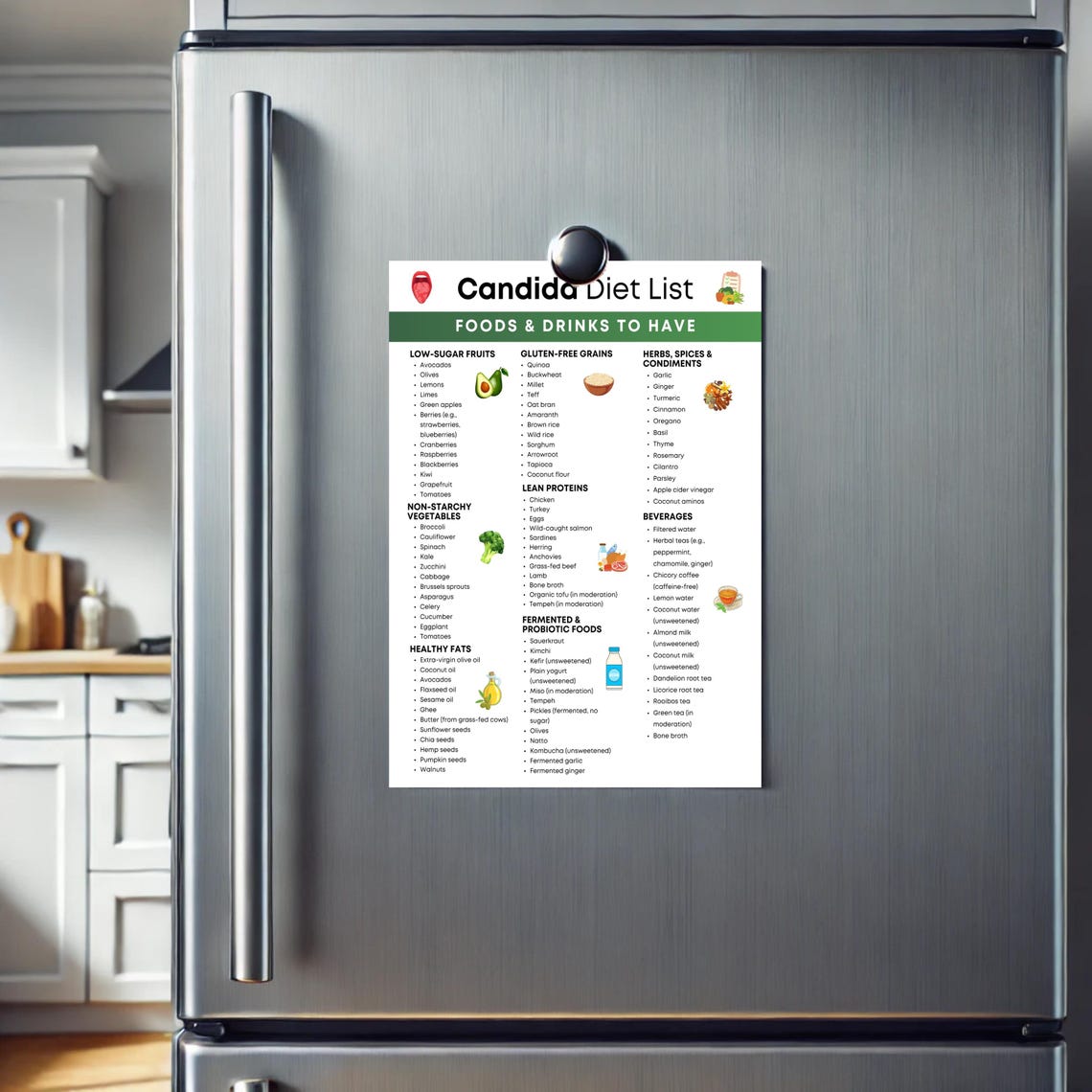 Candida Diet Food List, Yeast Infection Diet, Candida Cleanse Diet Plan ...