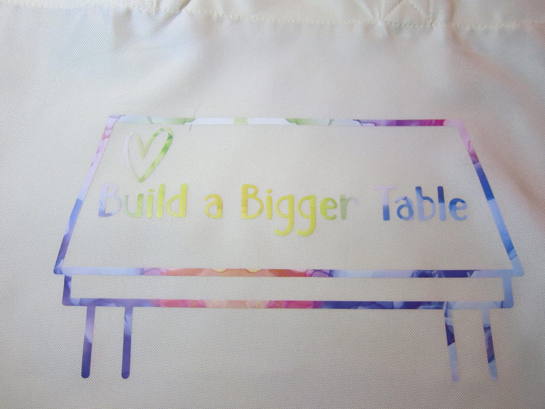 Tote Build a Bigger Table - Etsy