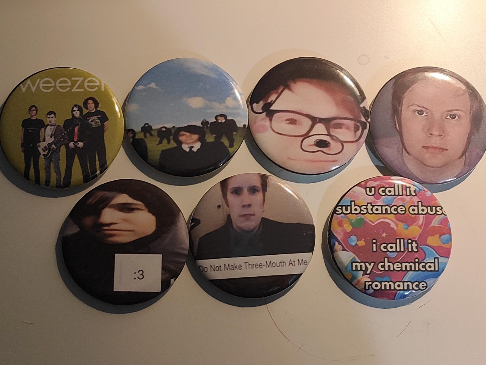 My Chemical Romance and Fall Out Boy Matching Pins Memes Buttons - Etsy