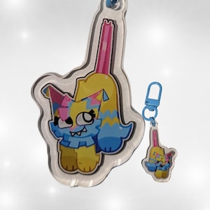Yatta Keychain From Dandy's World, Fan-art, Roblox Game, Yatta the ...