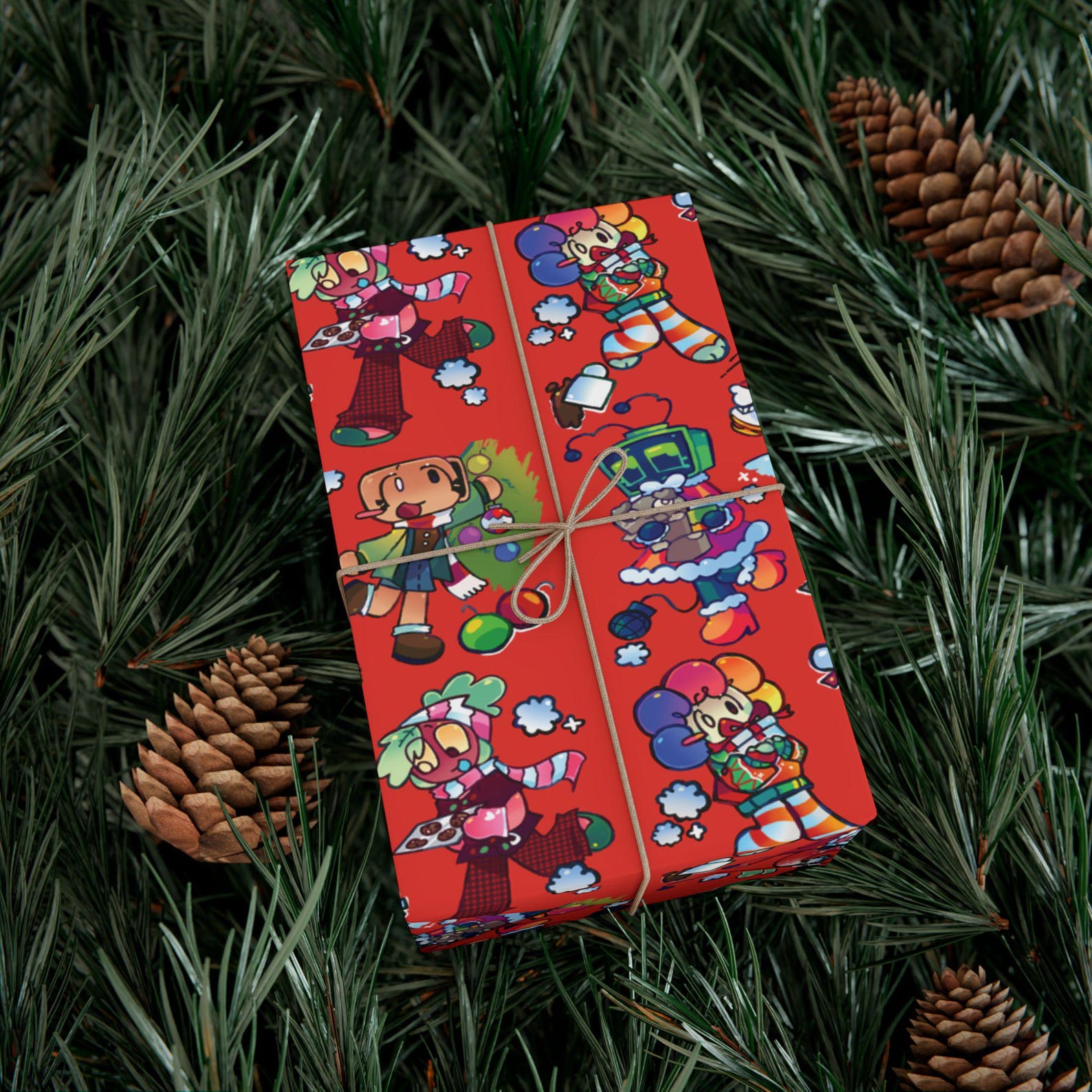 Dandy's World Roblox Fan Art Gift Wrap Paper | Christmas Wrapping Paper ...