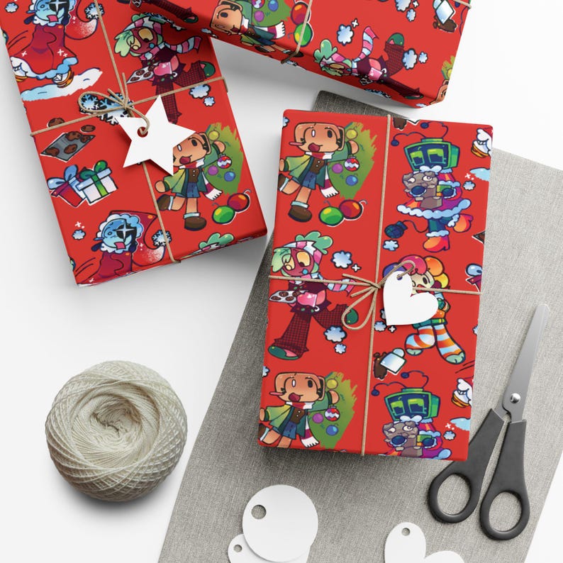 Dandy's World Roblox Fan Art Gift Wrap Paper | Christmas Wrapping Paper ...